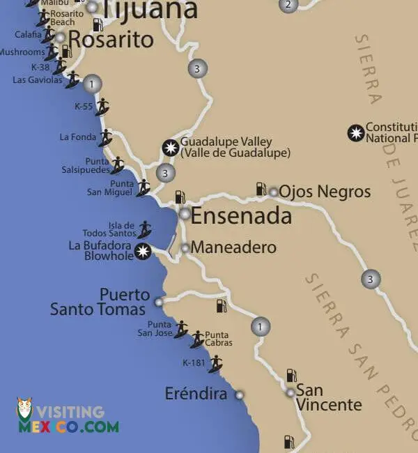 Map of Baja California | Visiting Mexico
