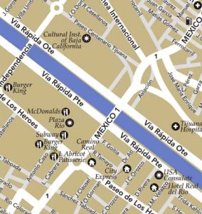 Tijuana Map | Visiting Mexico